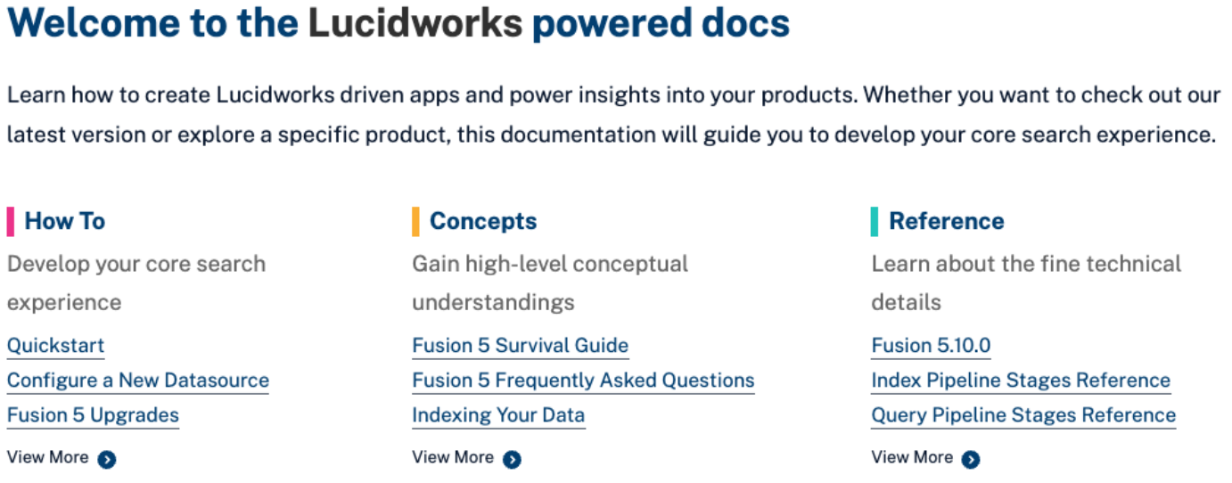Training resources – Lucidworks